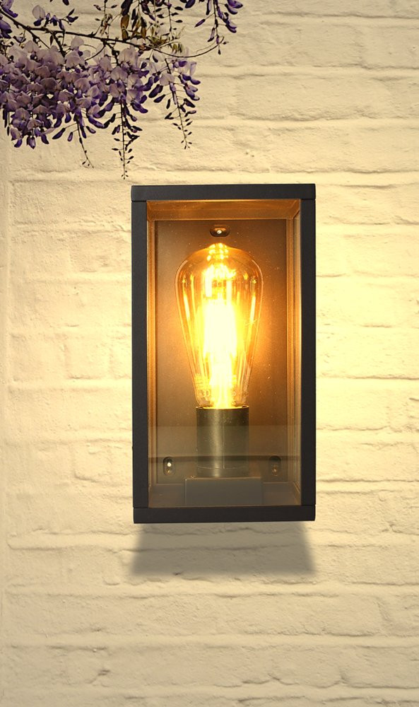 Arlux Lighting Applique Exterieur SOLWEIG E27/7W/2700K/800lm/Anthra...