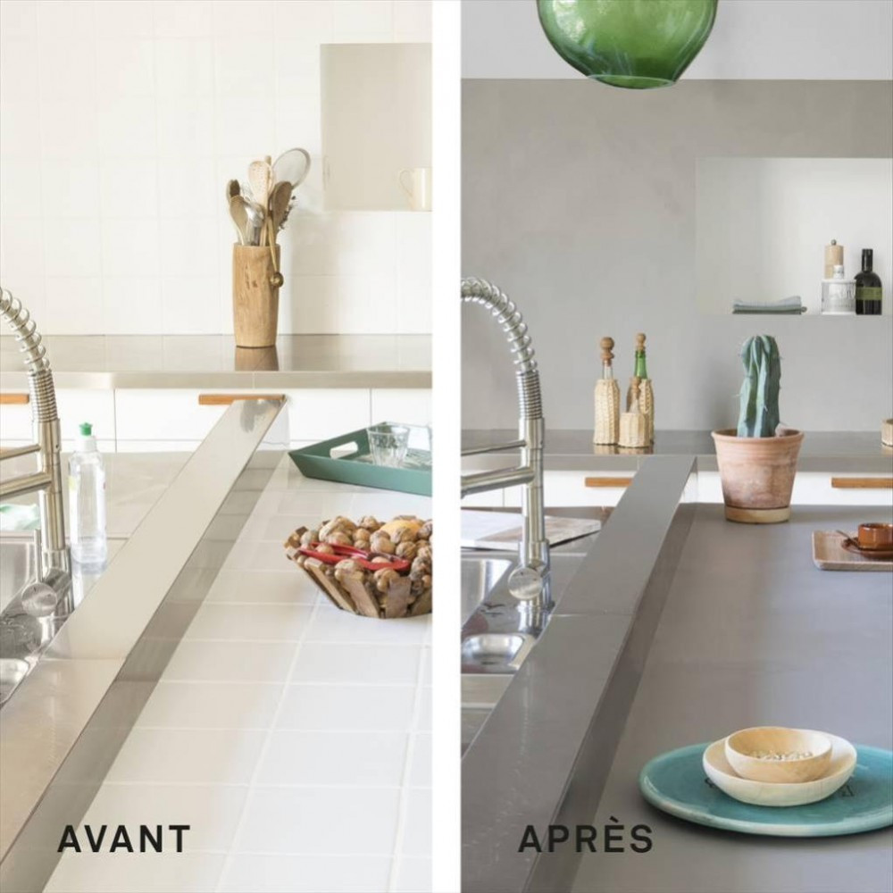 MAISON DECO Enduit Masqu'carrelage et mur MAISON DECO, Gris urbain,...