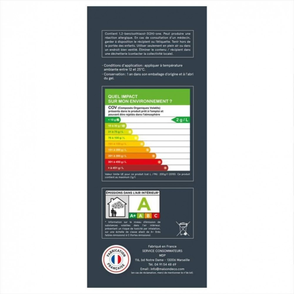 MAISON DECO Enduit Masqu'carrelage et mur MAISON DECO, Gris urbain,...