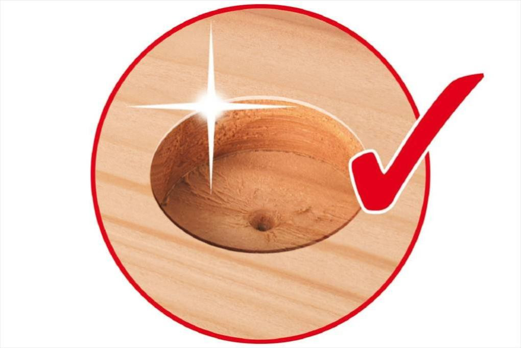 WOLFCRAFT Kit avec gabarit et fraise Diam.35 mm WOLFCRAFT