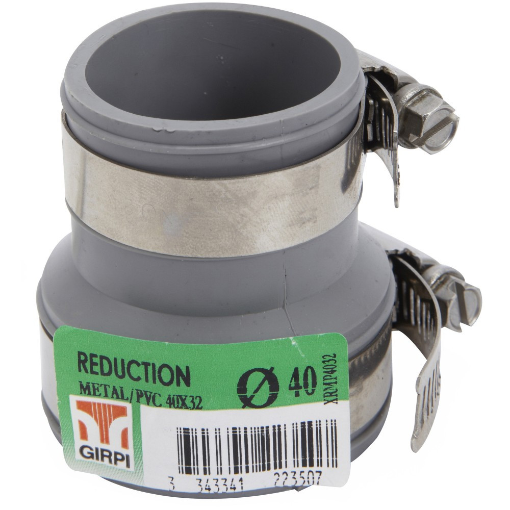 Girpi Manchon en pvc à compression, femelle / femelle, D40/32