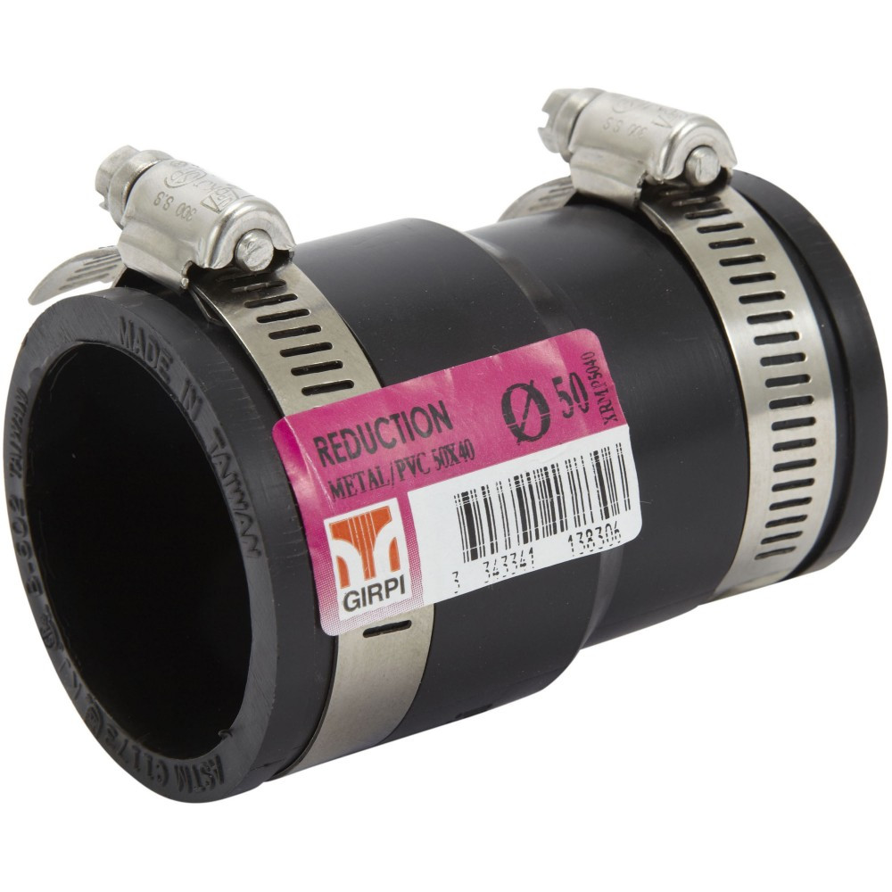 Girpi Manchon en pvc à compression, femelle / femelle, D50/40