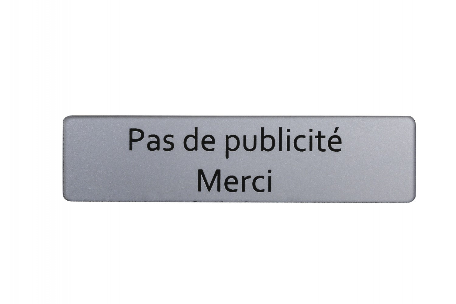 RENZ Plaque stop publicité H.2.5 x l.10 x P.0.2 cm RENZ