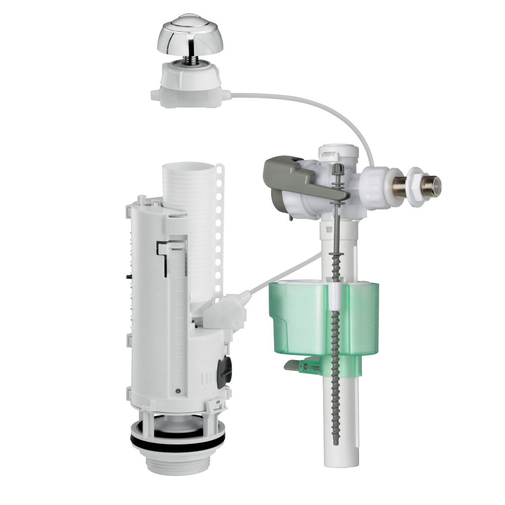 Siamp Chasse d'eau complète à câble Optima à double poussoir SIAMP