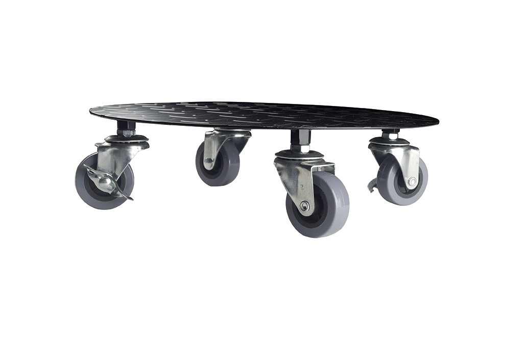 Nortene Support à roulettes rond Flora Roll Factory en métal pour p...