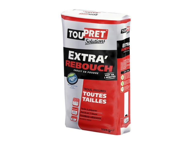 Toupret Enduit De Rebouchage 15 Kg En Poudre, Pour Mur / Plafond I