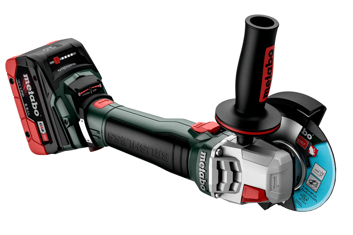 Metabo Meuleuse 125 mm 18 V sans fil WB 18 LT BL 11-125 Quick 2 x 5...