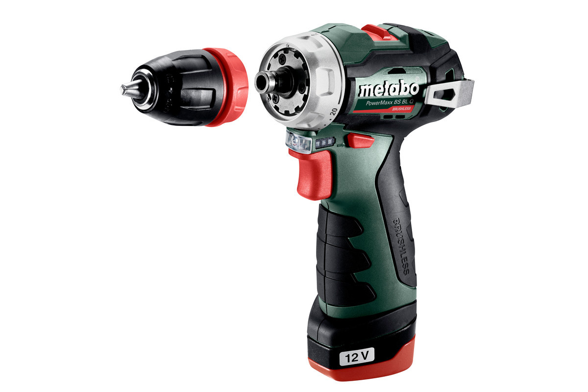 Metabo Coffret Perceuse visseuse 12 V sans fil PowerMaxx BS BL Q 2 ...