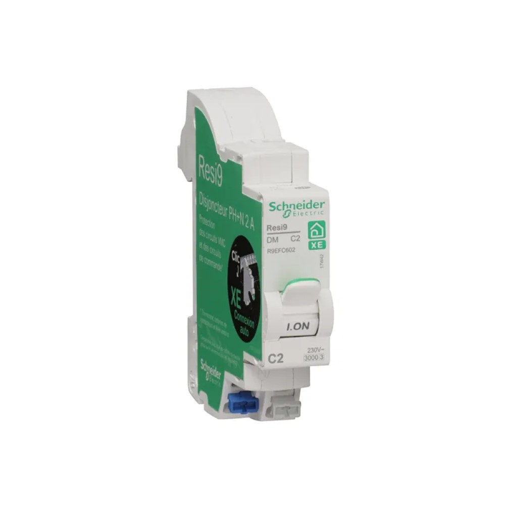 SCHNEIDER ELECTRIC Disjoncteur phase et neutre embrochable Resi9 xe...