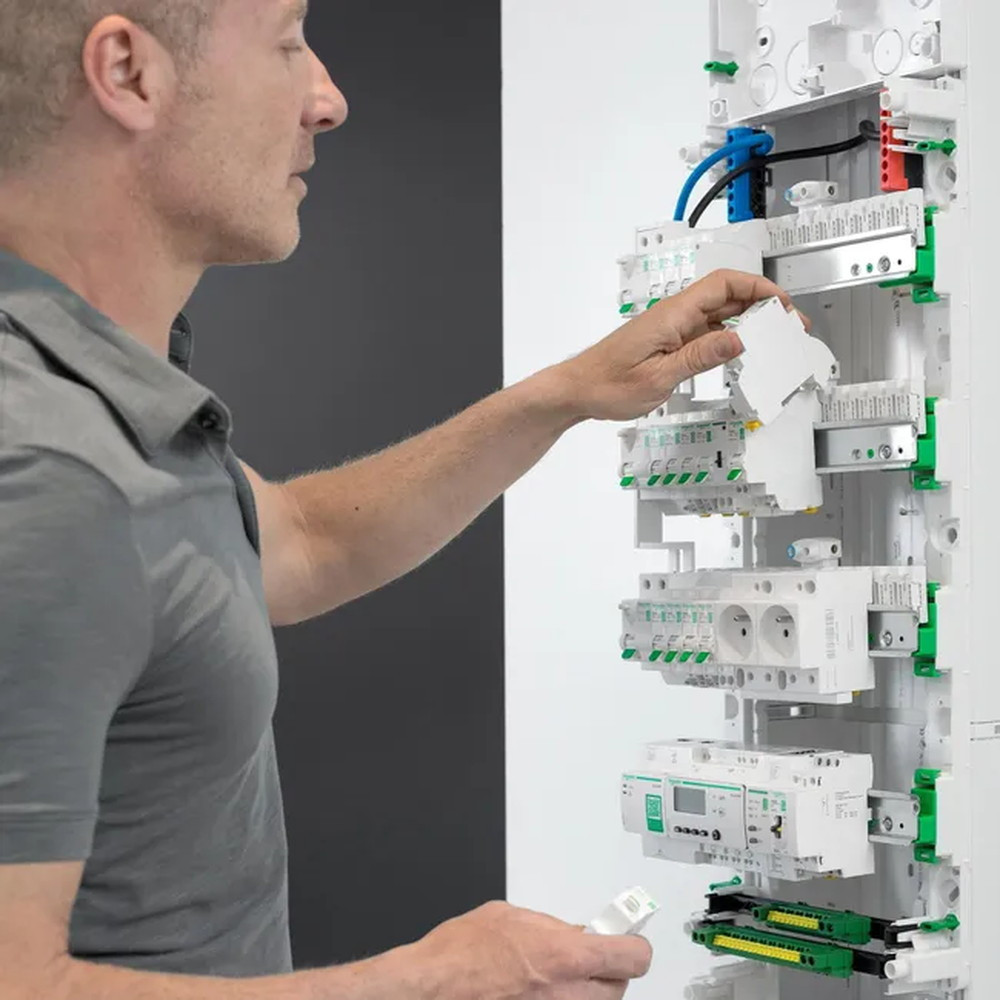 SCHNEIDER ELECTRIC Disjoncteur phase avec neutre embrochable Resi9 ...