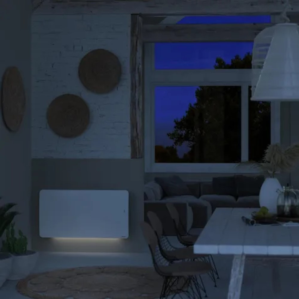 SAUTER Radiateur électrique connecté HEKLA horizontal anthracite 20...