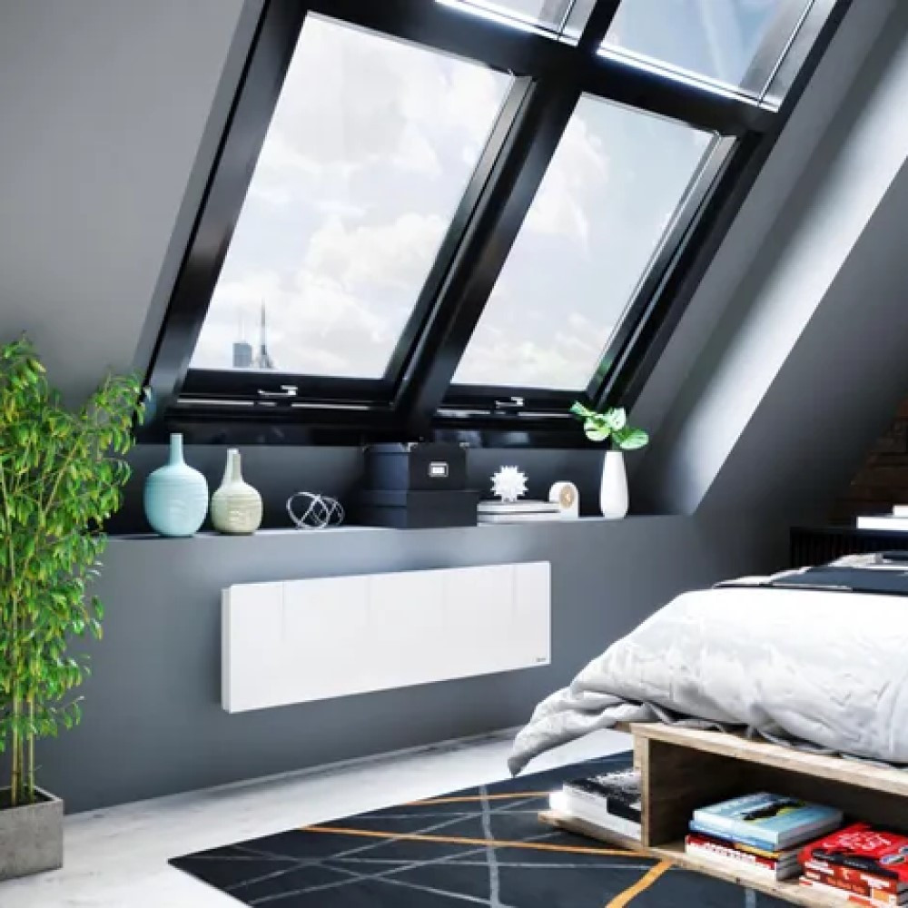 SAUTER Radiateur électrique connecté GYALI TACTILE plinthe 1000W