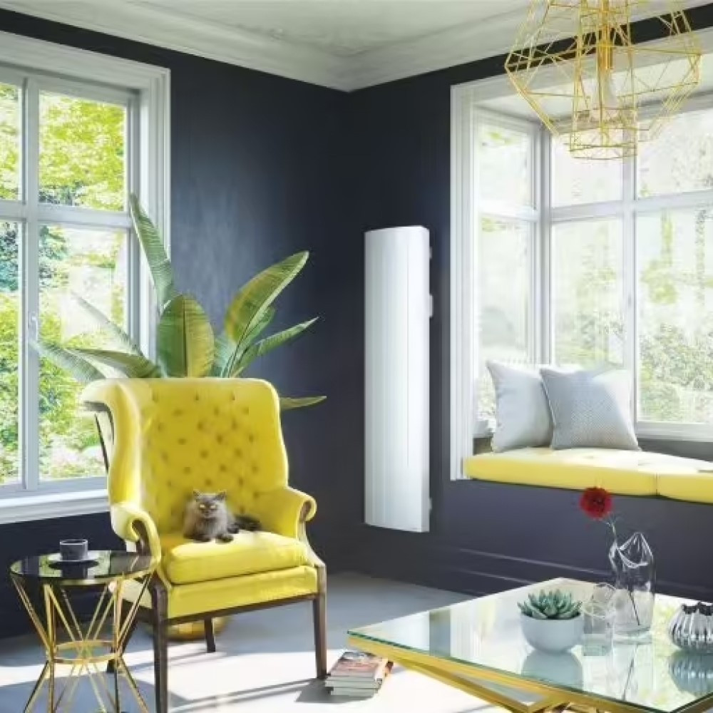 SAUTER Radiateur électrique connecté IPALA vertical 1500W blanc - i...