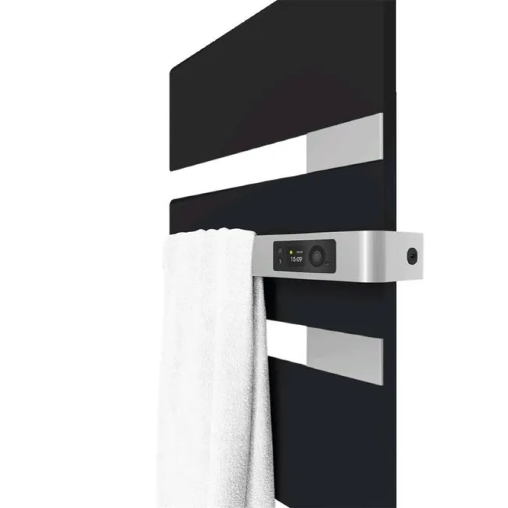 SAUTER Radiateur sèche-serviettes ALUTU MUSIC anthracite mât droite...