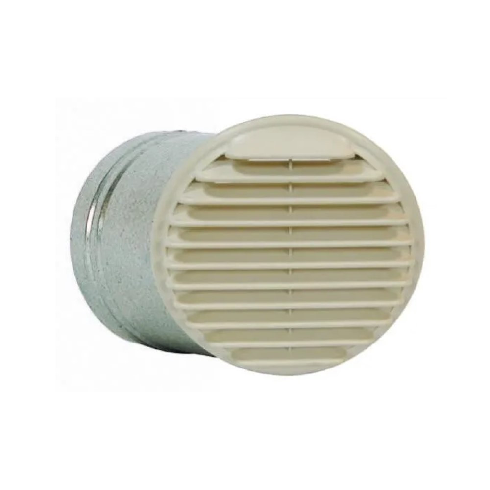 SAUTER Entrée/sortie d'air murale beige pour chauffe-eau thermodyna...