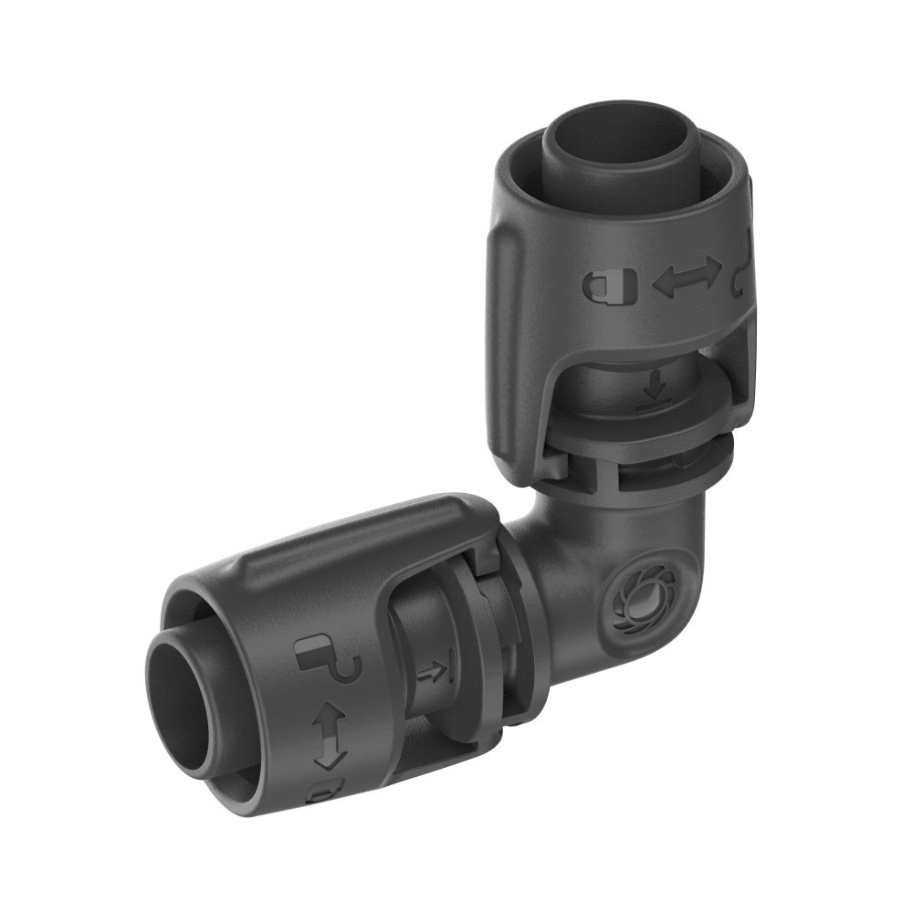 Gardena Jonctions en L 1/2 13mm x 5 - Quick & Easy - Boîte de 5 pièces Gardena Jonctions en L 1/2 13mm x 5 - Quick & Easy - Boîte de 5 pièces