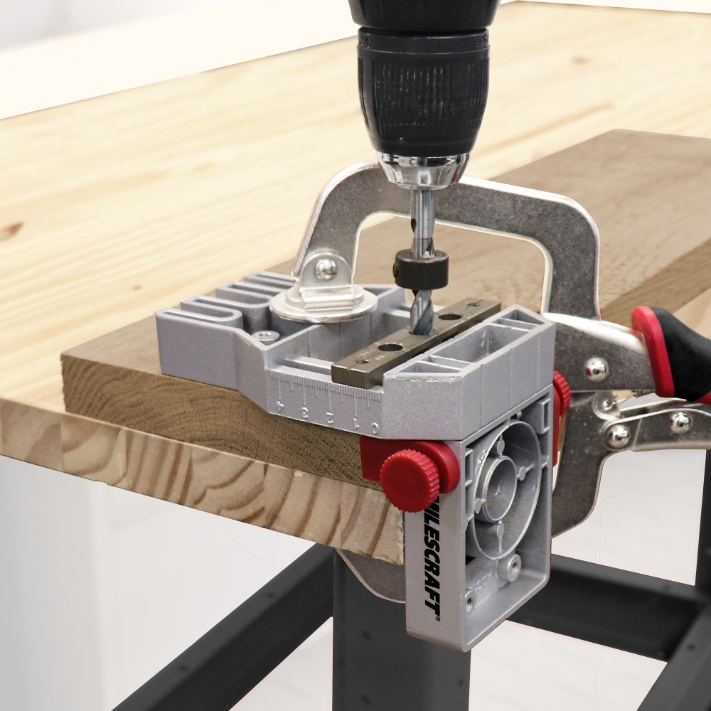 Milescraft Gabarit d’assemblage chevillage auto-serrant, corps en m...