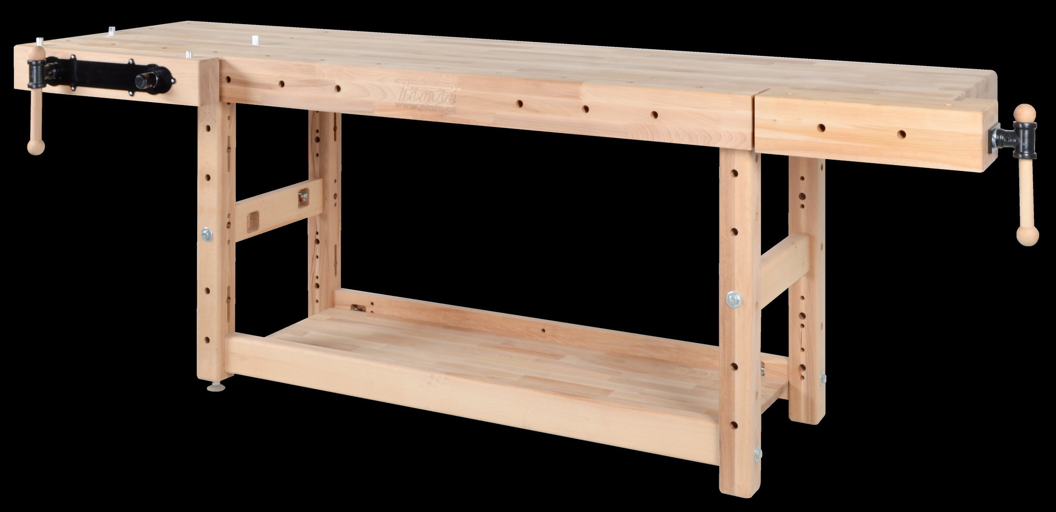 Pinié Base d’établi menuiserie 2000 mm – Hauteur 1100 mm – Étau lon...