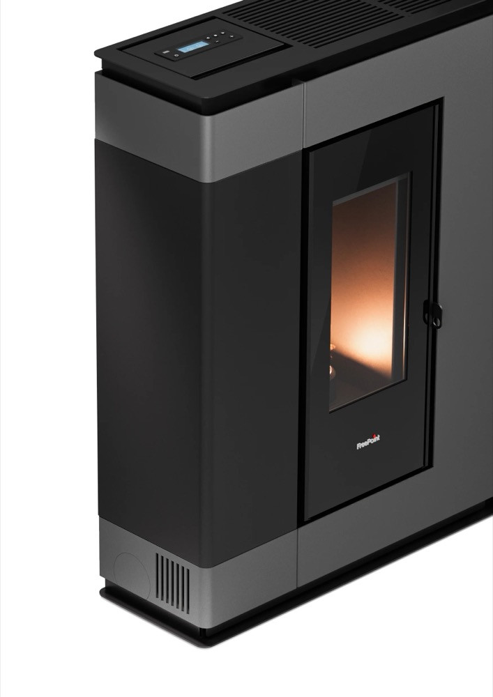 FreePoint Poêle à granulés étanche Arco 7 Titanium - 7 kW