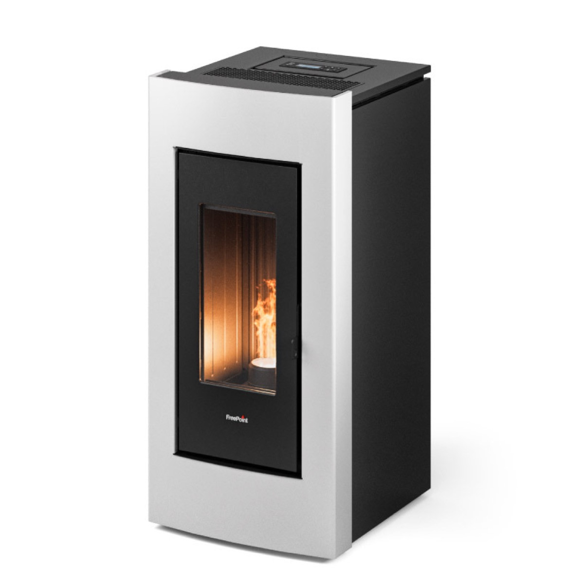 FreePoint Poêle à granulés étanche Go 11 Blanc - 10,5 kW