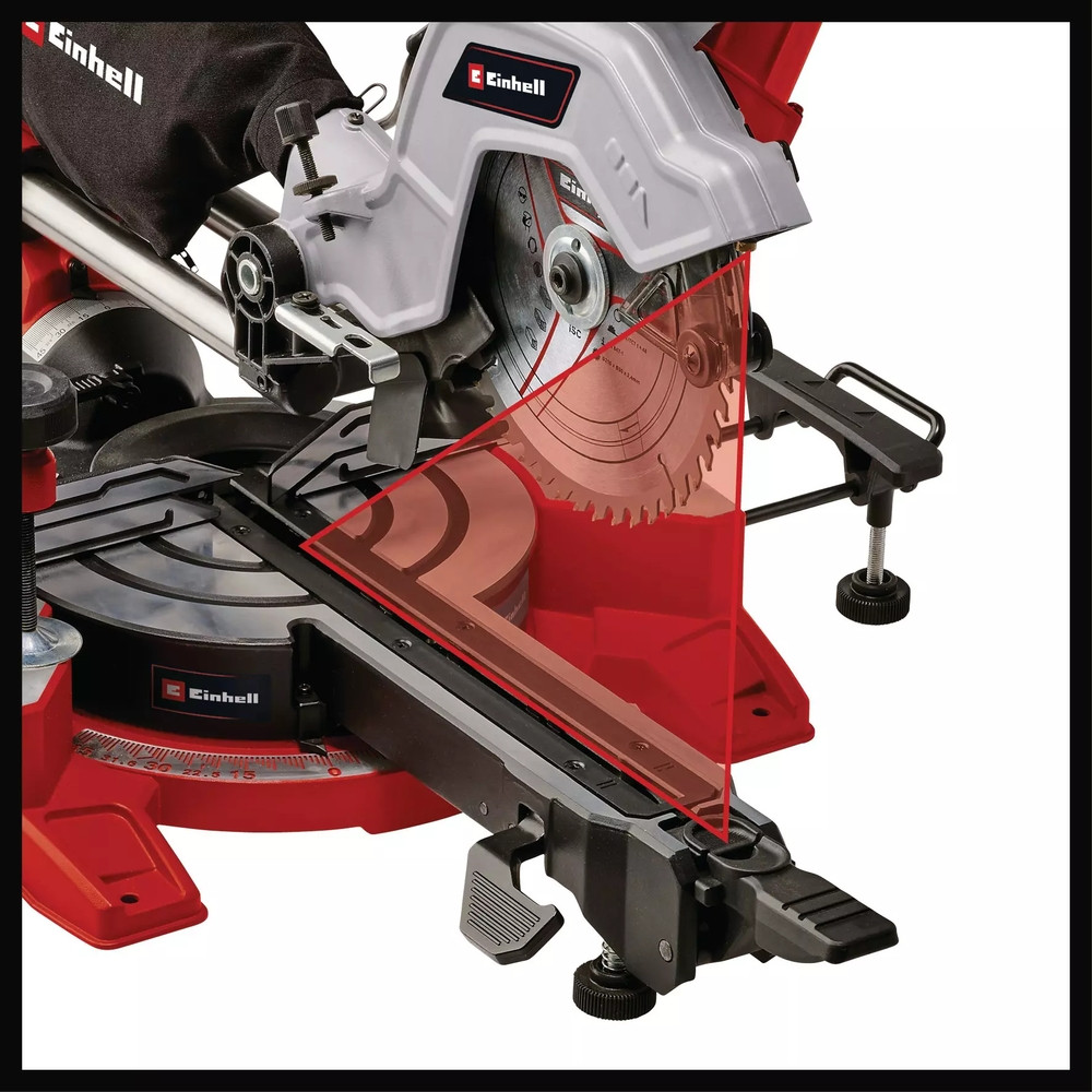 Einhell Scie à onglets radiale – TE-SM 8 L Dual – Ø 216 mm – laser ...