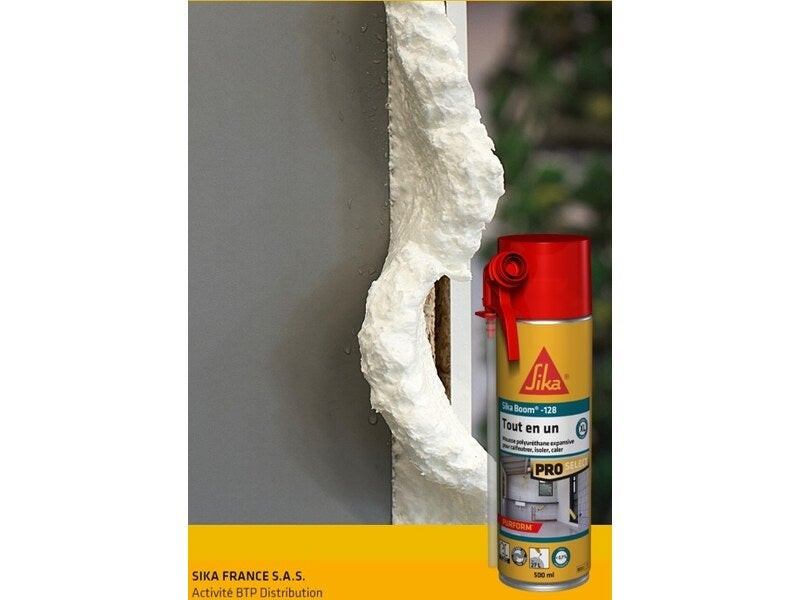 SIKA Mousse expansive multi usages inf. 0,1% iso Sika Boom 128 blan...