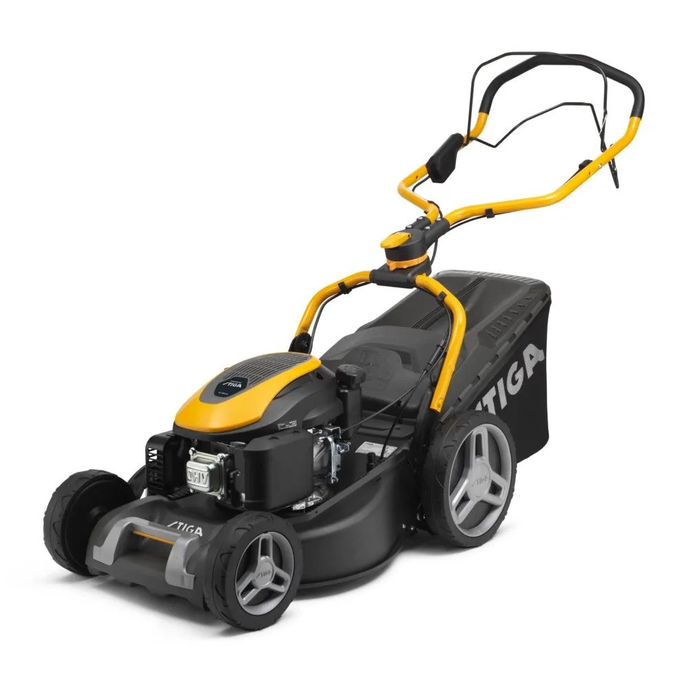 Stiga Tondeuse à gazon thermique 139 cm³ - Combi 748SE - largeur co...