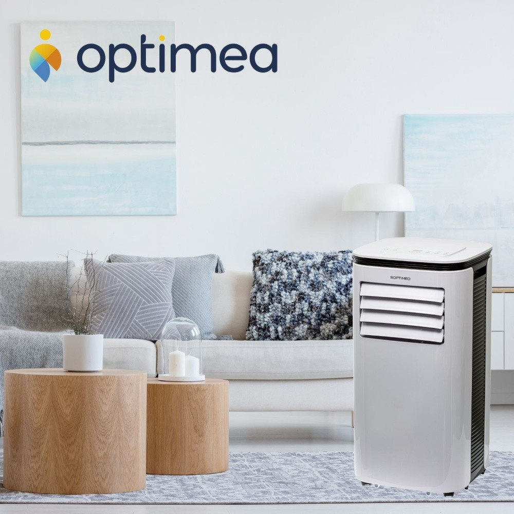 OPTIMEO Climatiseur mobile réversible OPTIMEA 7k froid 2050W, à cha...
