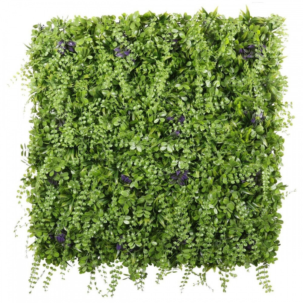 IDEAL GARDEN Mur vegetal artificiel foret tempérée, 30% recyclé, H....