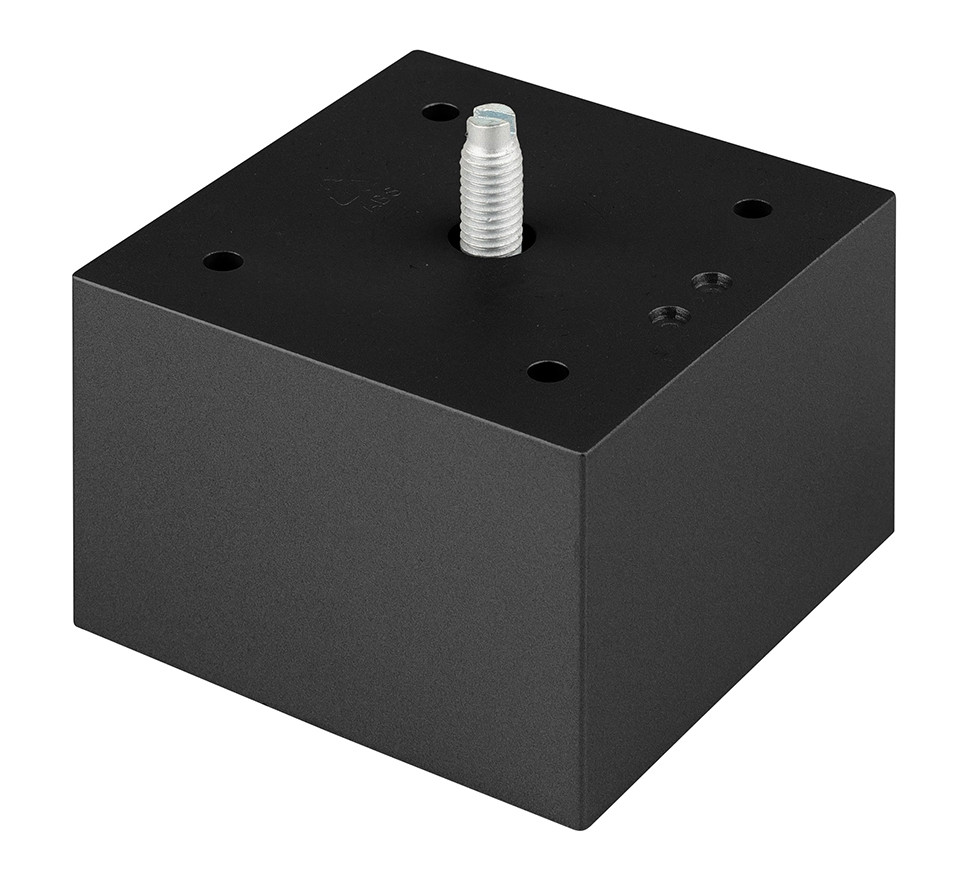 Sans marque Pied de meuble FP002 50mm noir mat