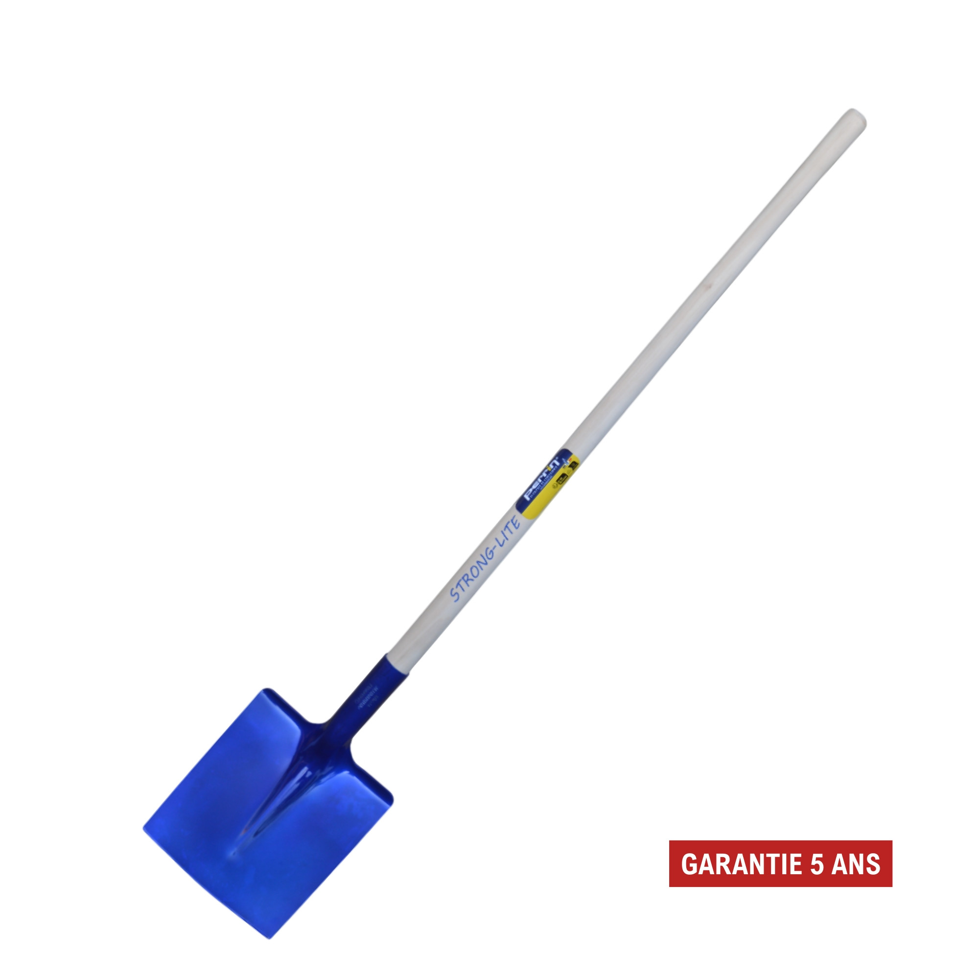 Outils Perrin Pelle aluminium carrée - 25 cm - Strong-Lite manche b...