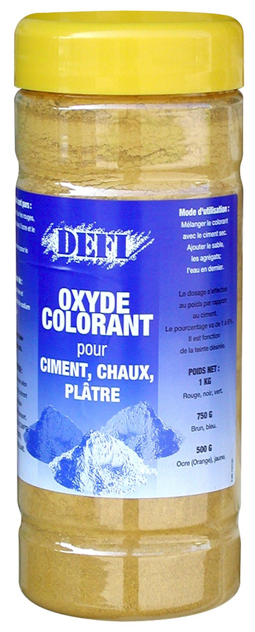 Outifrance Colorant pour ciment jaune 500 g