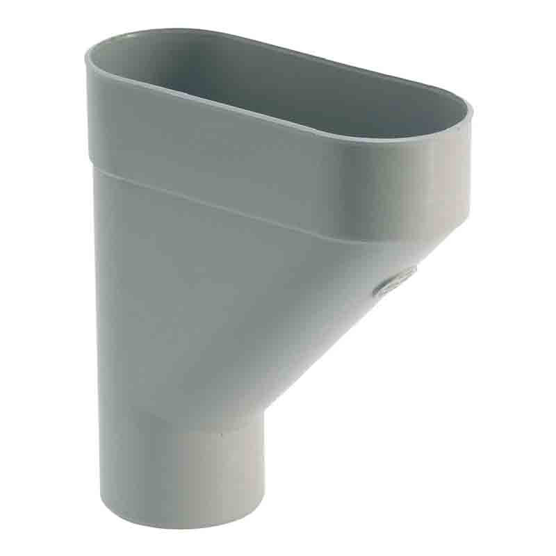 Girpi Jambonneau PVC pour eaux pluviales - gris