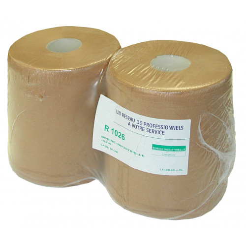 Outifrance Lot de 2 rouleaux ouate chamois