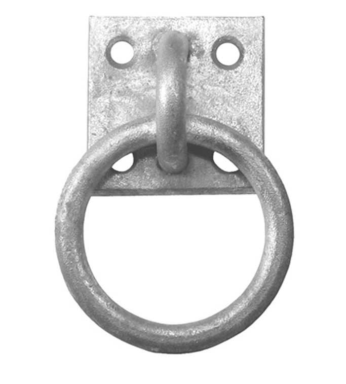 Faithfull Anneau galvanisé sur platine 8 mm